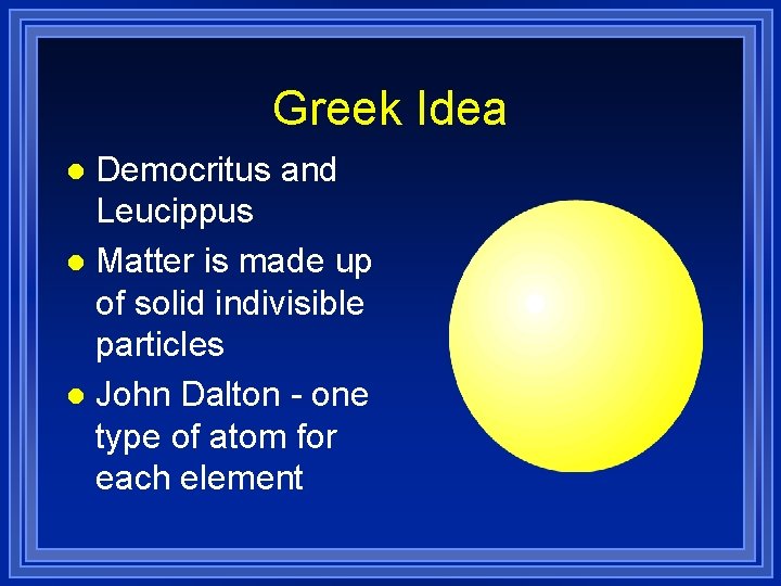 Electrons in Atoms Models of the Atom OBJECTIVE