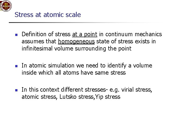 Mechanics of defects in Carbon nanotubes S Namilae