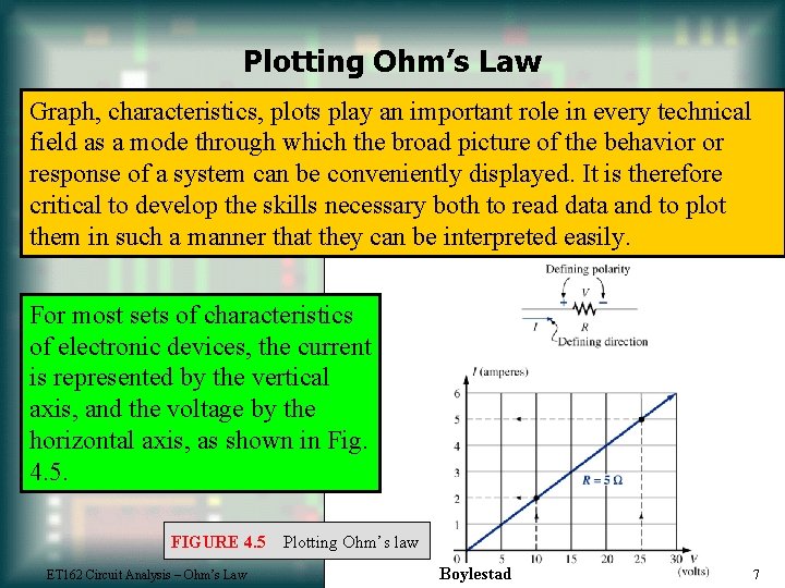 ET 162 Circuit Analysis Ohms Law Electrical and