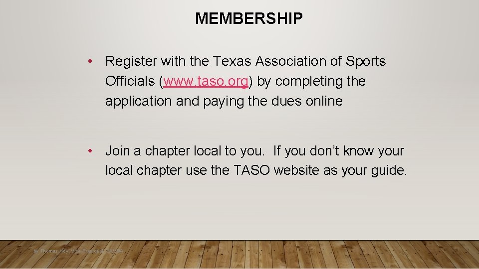 2020 NEW REFEREE TRAINING REFEREE ORIENTATION I by