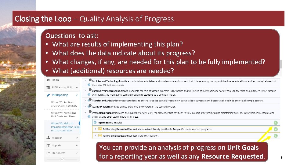 PIE Planning Resources Quality PIE PIE Process Overview