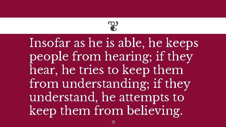 Of Soils Souls The Parable of the Sower