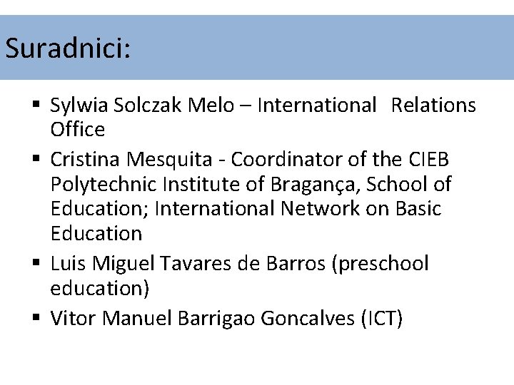 Staff Mobility For Training dr sc Toni Maglica