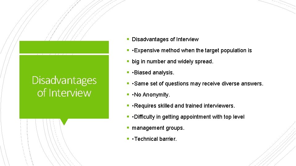 Research Methodology Interview Method Gangotri Chakraborty A research