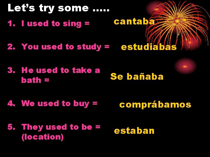 El imperfecto Y el imperfecto progresivo SSS Q