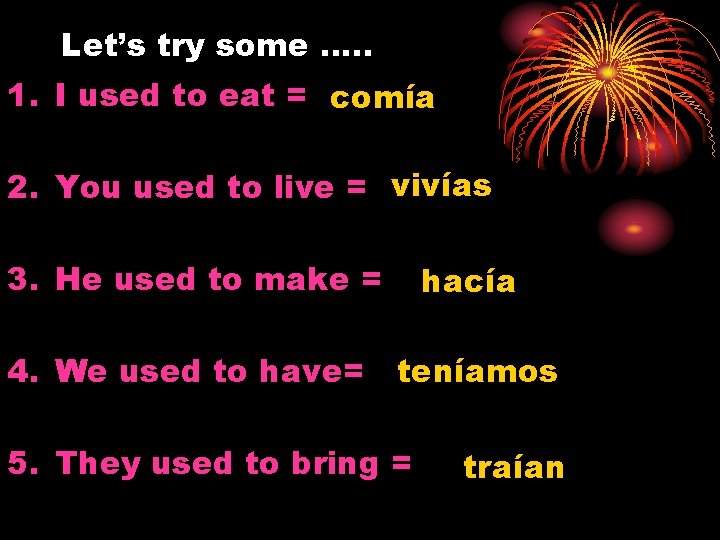 El imperfecto Y el imperfecto progresivo SSS Q