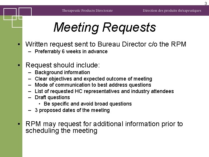 Best Practices for PreSubmission meetings from a TPD