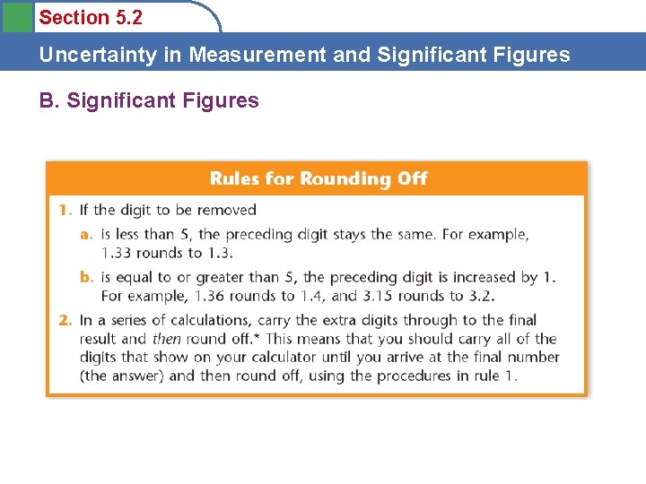 Section 5 2 Uncertainty in Measurement and Significant
