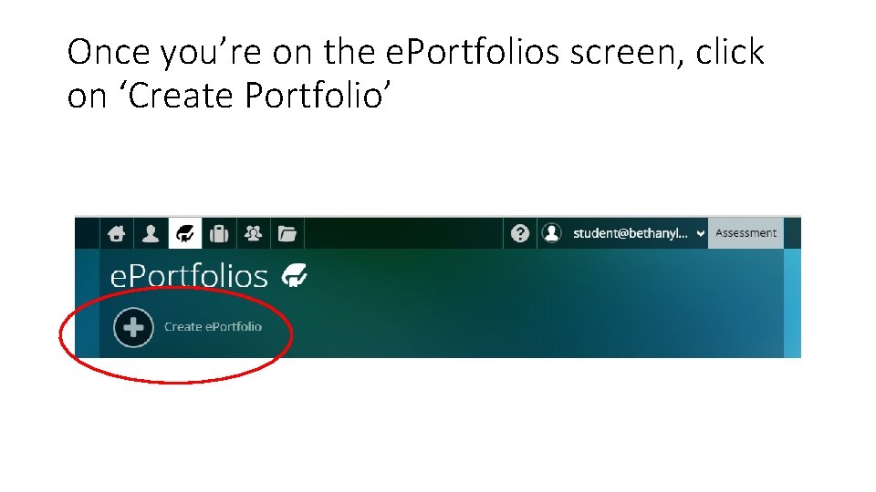 How to develop a presentation portfolio in Foliotek