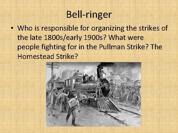 Independent Reading Time Bellringer Who is responsible for