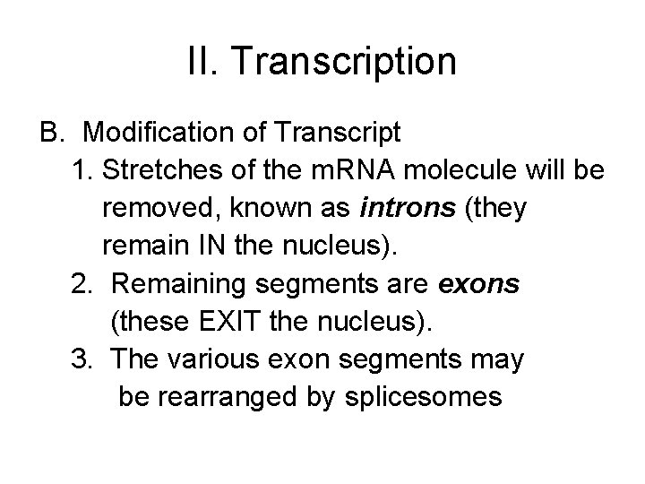Chapter 14 Gene Expression I RNA A Structure