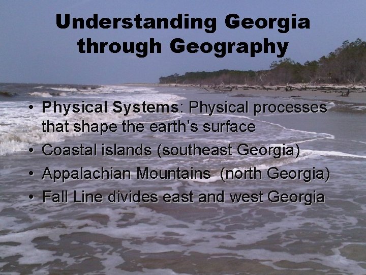 Lets Talk Georgia Geography Topics of Discussion Section