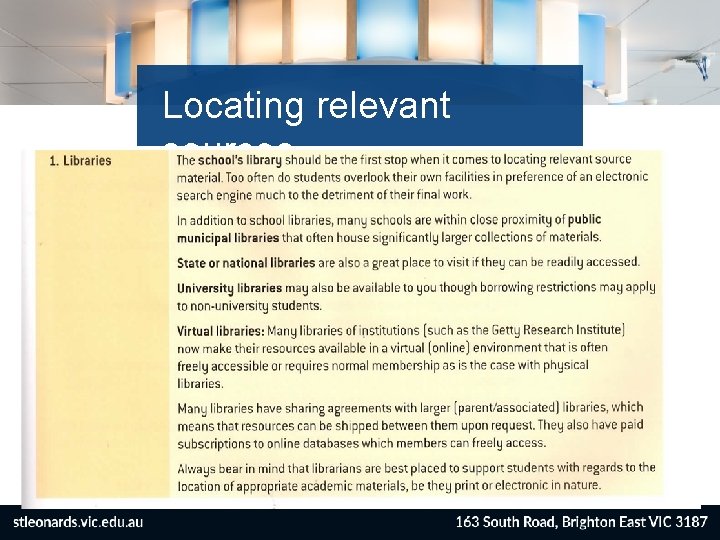 Referencing IB Extended Essay Todays Outcomes Today the