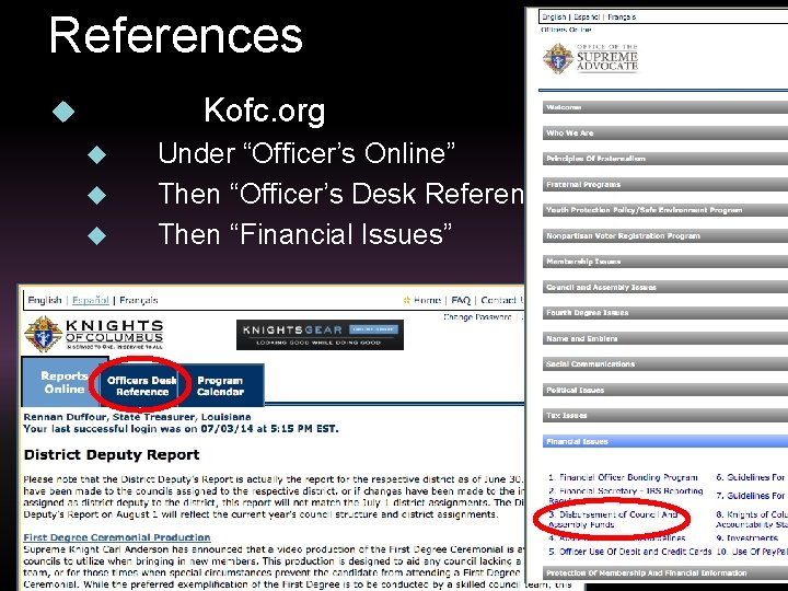 BUDGET BUDGET VOUCHERS AND AUDITS KNIGHTS OF COLUMBUS