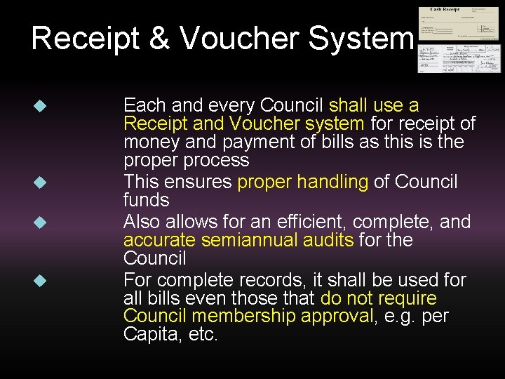 BUDGET BUDGET VOUCHERS AND AUDITS KNIGHTS OF COLUMBUS