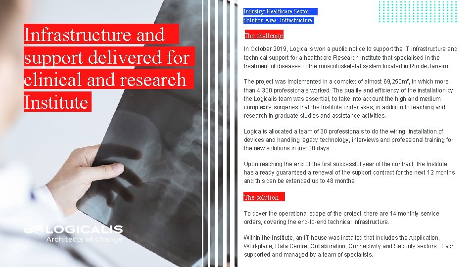 Industry Healthcare Sector Solution Area Infrastructure and support