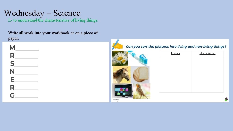 Wednesday Phonics Head to this website link to