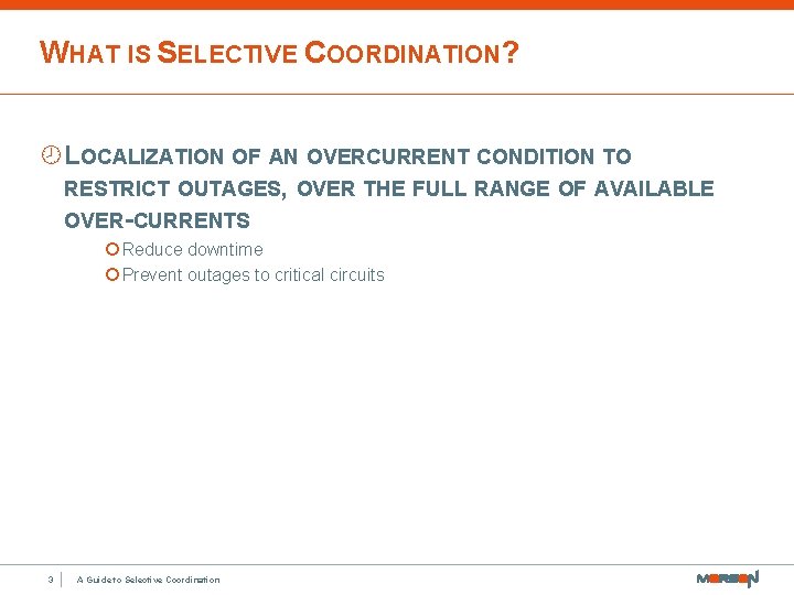 MERSENS FUSED COORDINATION PANELBOARD A GUIDE TO SELECTIVE