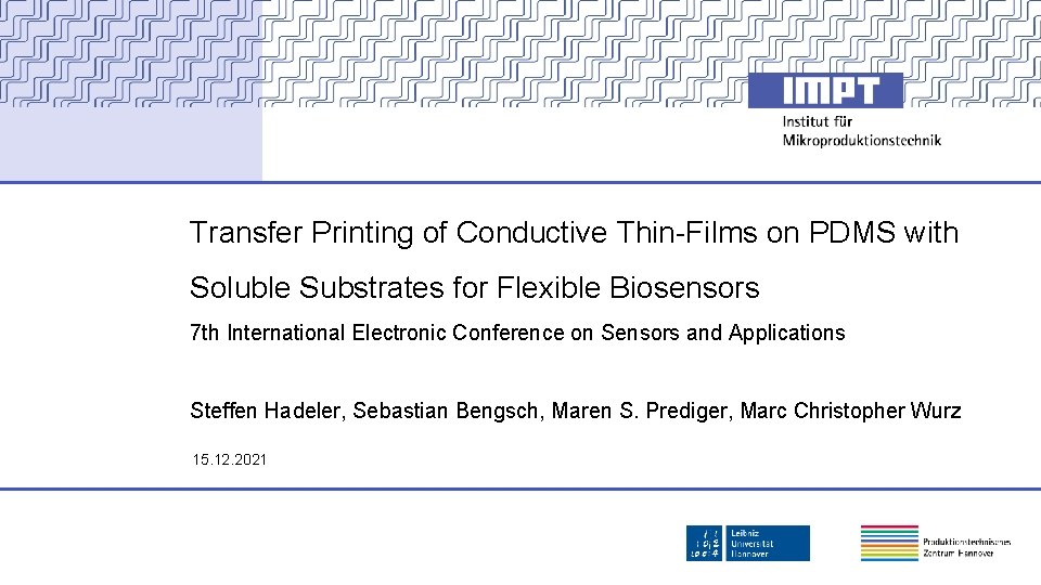 Transfer Printing of Conductive ThinFilms on PDMS with