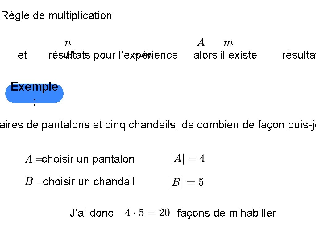 1 2 DNOMBREMENT cours 2 Au dernier cours