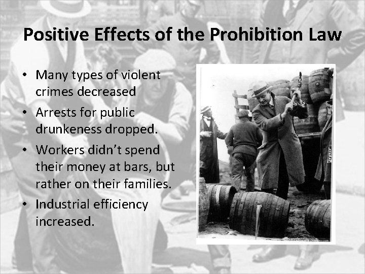1920s Social Issue Prohibition Definition The movement to