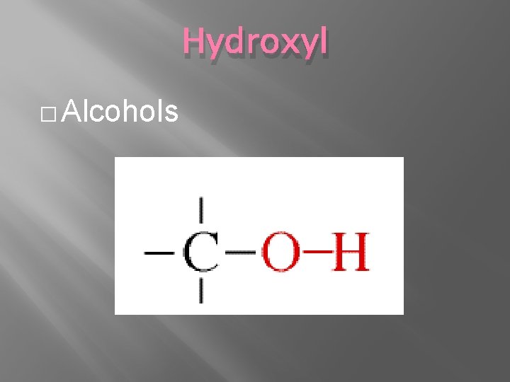 BIOCHEMISTRY Organic Molecules Molecules that have a carbon