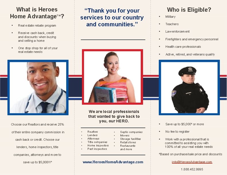 HEROES Buy or sell a home with us