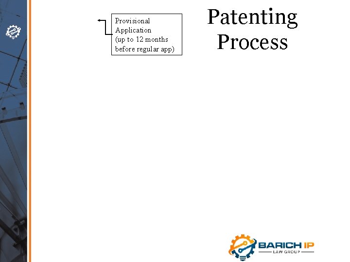 PROVISIONAL PATENT APPLICATIONS 101 TEC SPECIAL PRESENTATION NOVEMBER