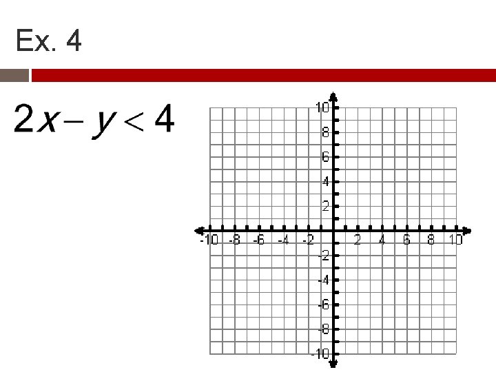WARM UP Solve each equation for y then