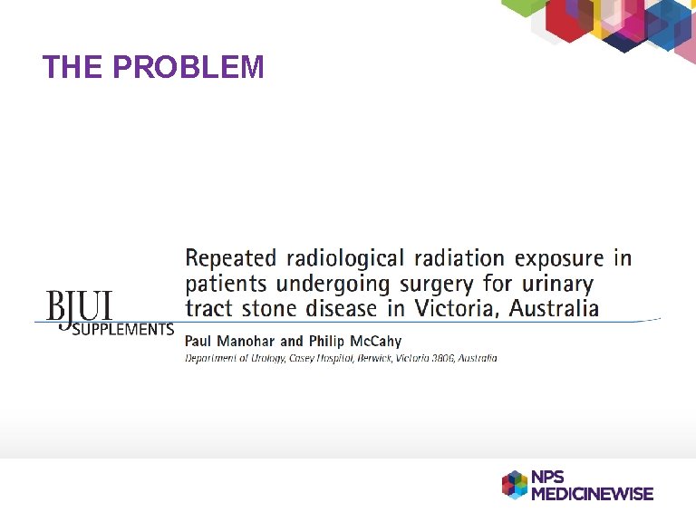 CHOOSING WISELY MONASH HEALTH Renal Colic Management Gabriel