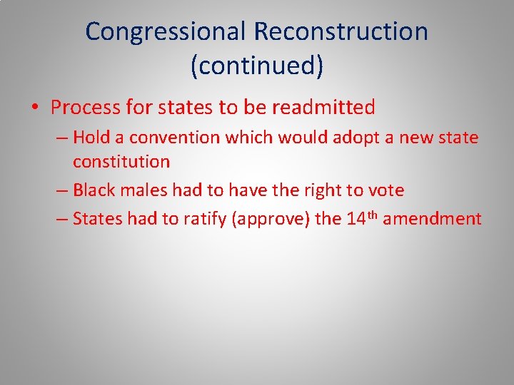 Reconstruction 1865 1877 The period in US History