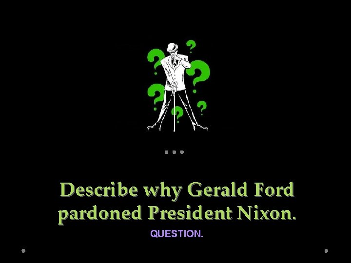 The End of the Cold War Ford Carter