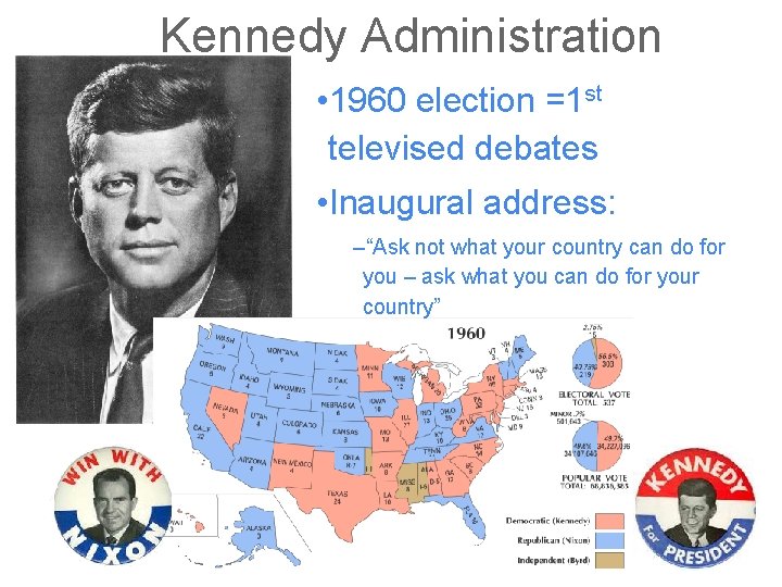 1960s Political Change The political climate of the