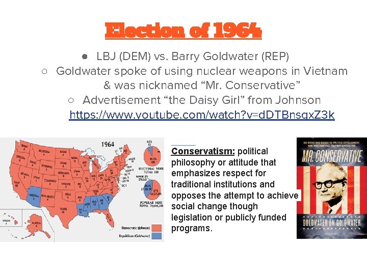 1960s Political Change The political climate of the