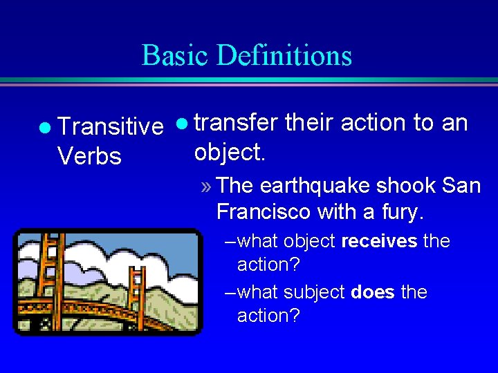 Verbs Mr Goulds Pretty Good Grammar Notes Basic