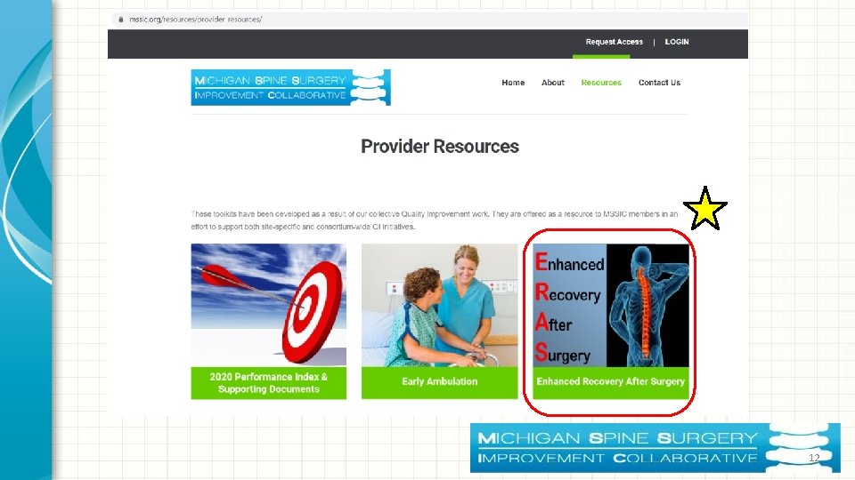 MICHIGAN SPINE SURGERY IMPROVEMENT COLLABORATIVE MSSIC WORKING TOGETHER