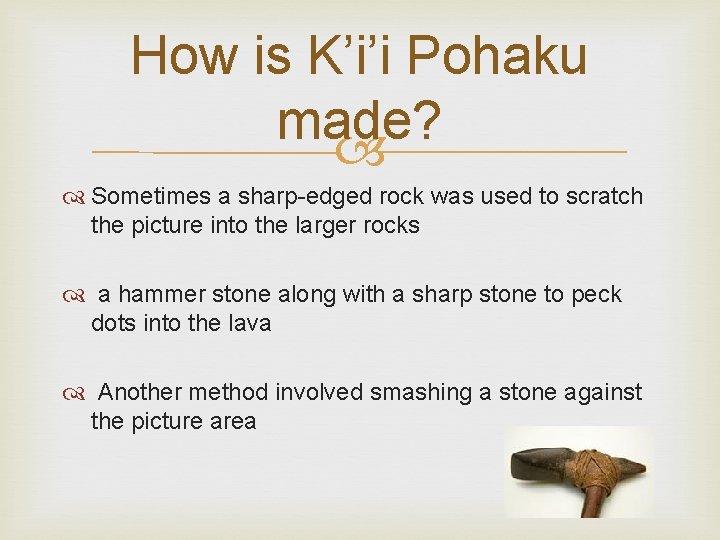 Art Talk Hawaiian Petroglyphs Summary A look into