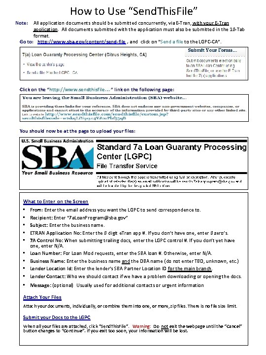 How to Use Send This File Note All