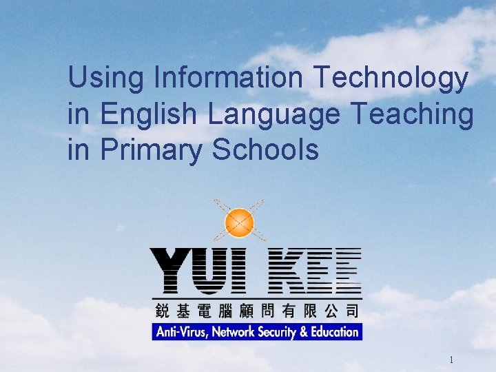 Using Information Technology in English Language Teaching in