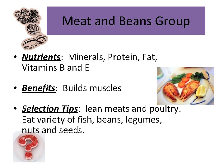 Food Groups Contribution to Good Health Grain Group