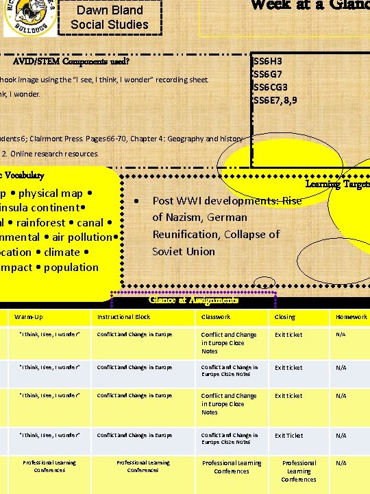 Bland ELA IDSTEM Components used Sta E ELASEGR