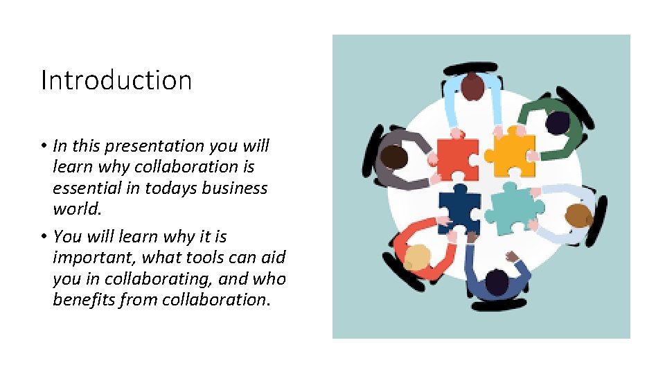 Introduction In this presentation you will learn why