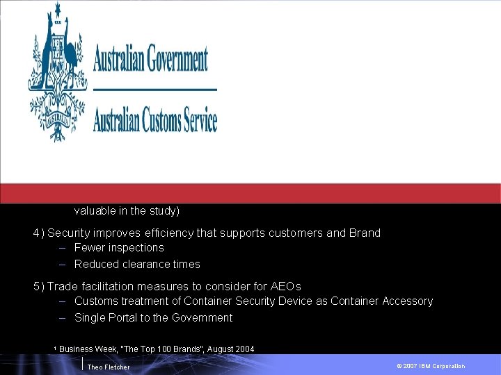 Global Dialogue on Customs Capacity Building Benefits of