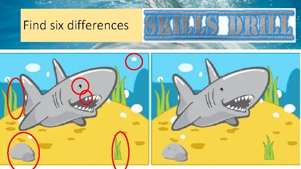 Find six differences Find six differences Paper 2