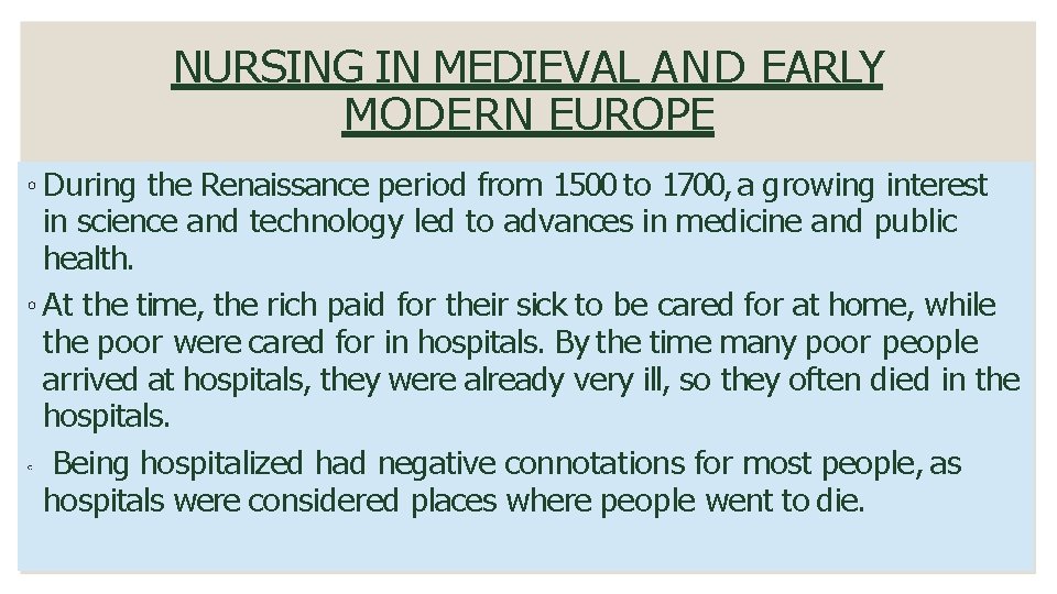 HISTORY OF NURSING PROFESSION Mr Adithya S Asst