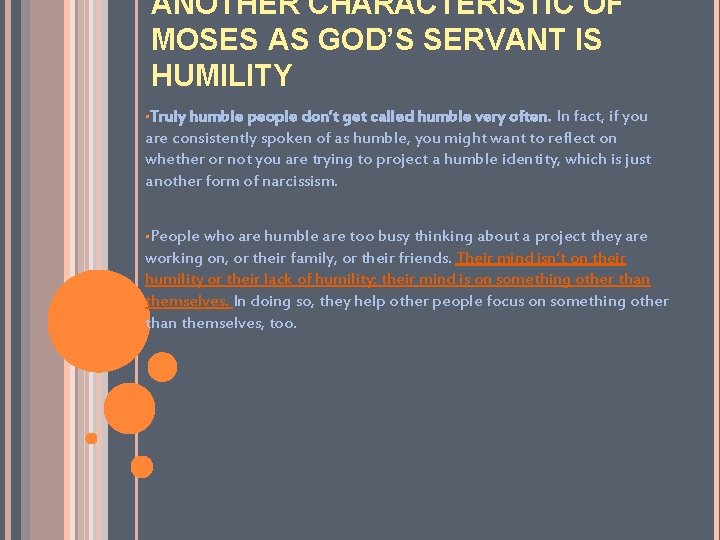 LESSONS FROM THE LIFE OF MOSES PART 2