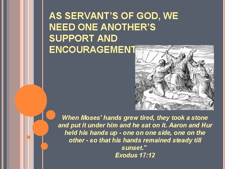 LESSONS FROM THE LIFE OF MOSES PART 2