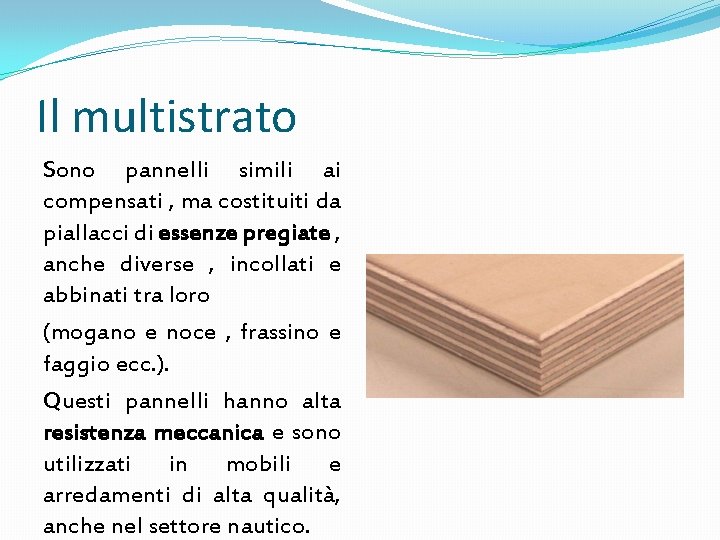 I semilavorati del legno Roberto Lucietti Classe 1