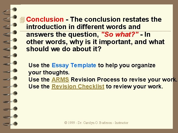 Dr Bs Writing Workshop The Writing Process 4