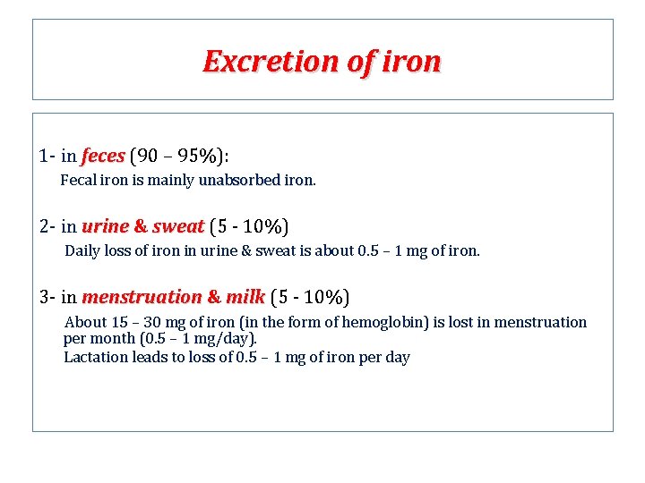 Iron Metabolism HMIM 224 Introduction Iron is an